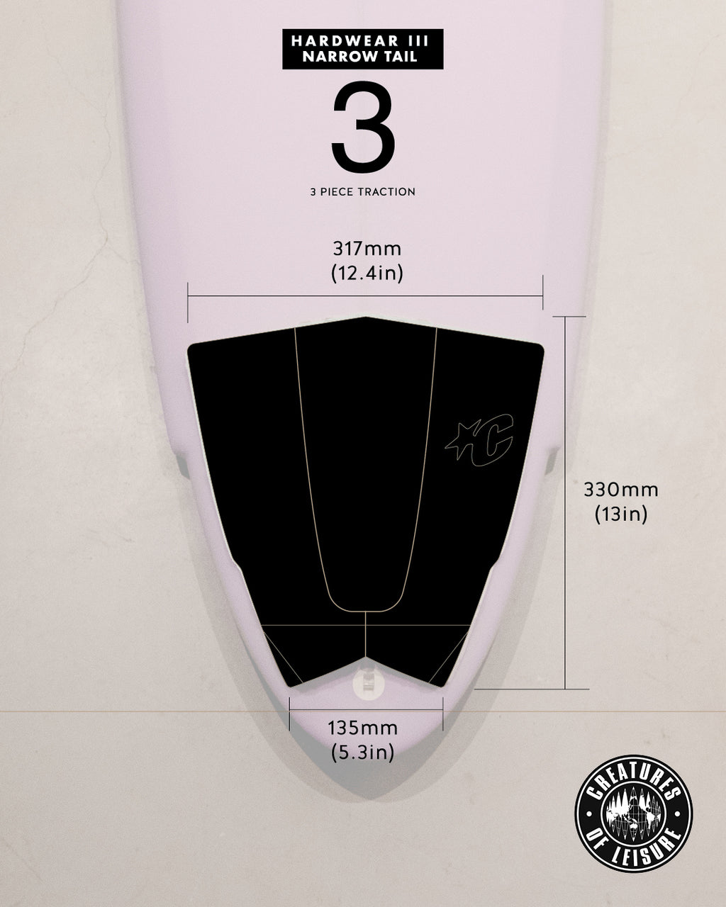Front Deck II - Traction for Surfing – Creatures of Leisure USA
