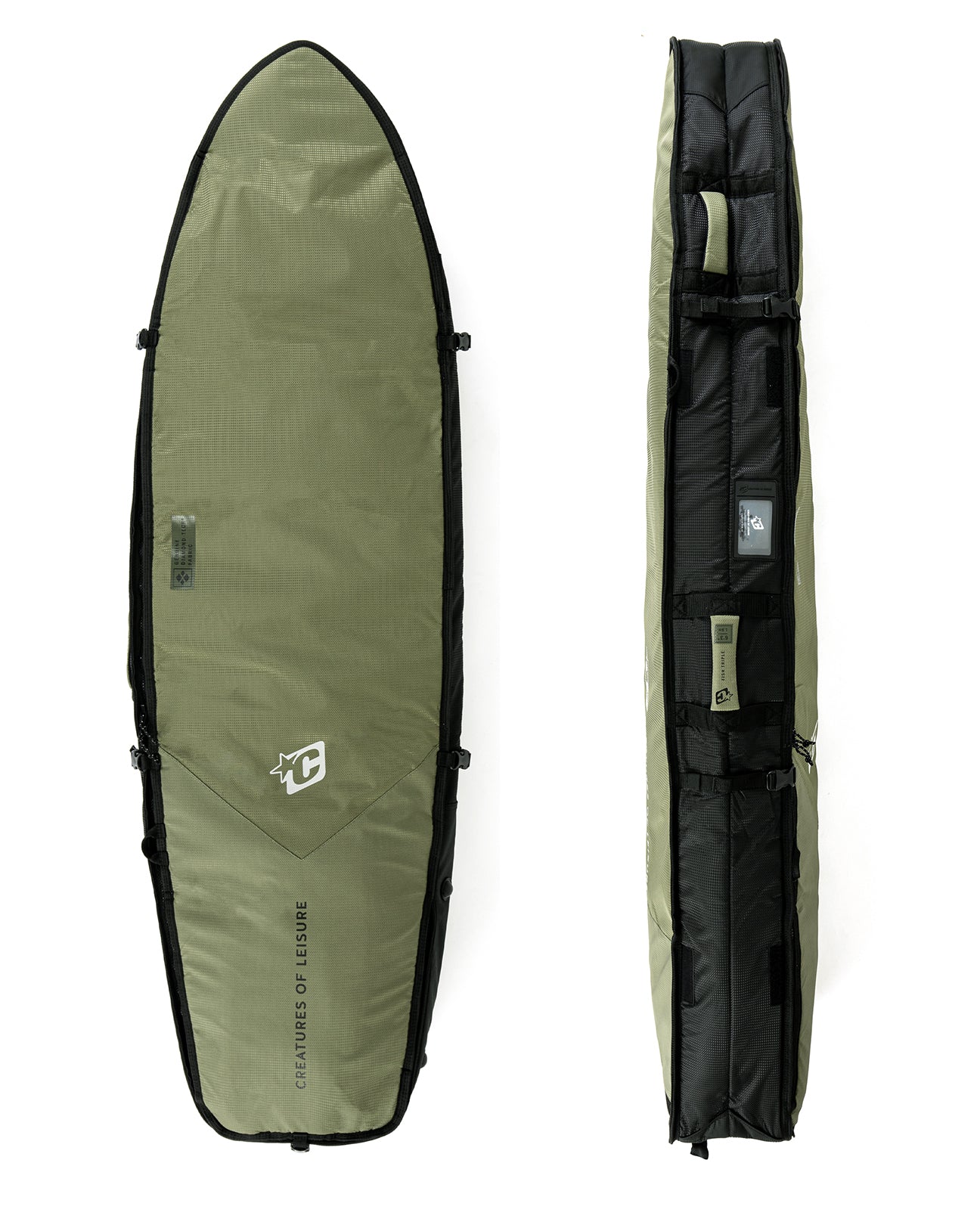 Fish Triple : Military Black - 6'7 – Creatures of Leisure USA
